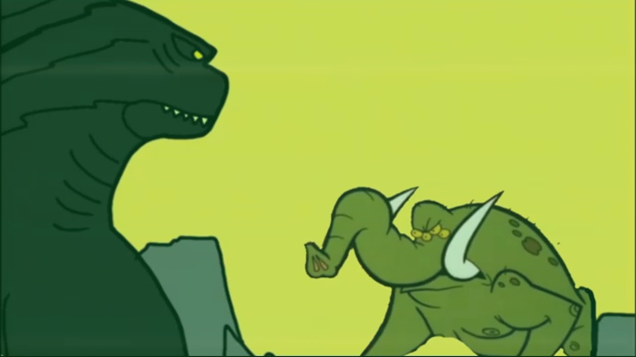 Godzilla Vs Powerpuff Girls