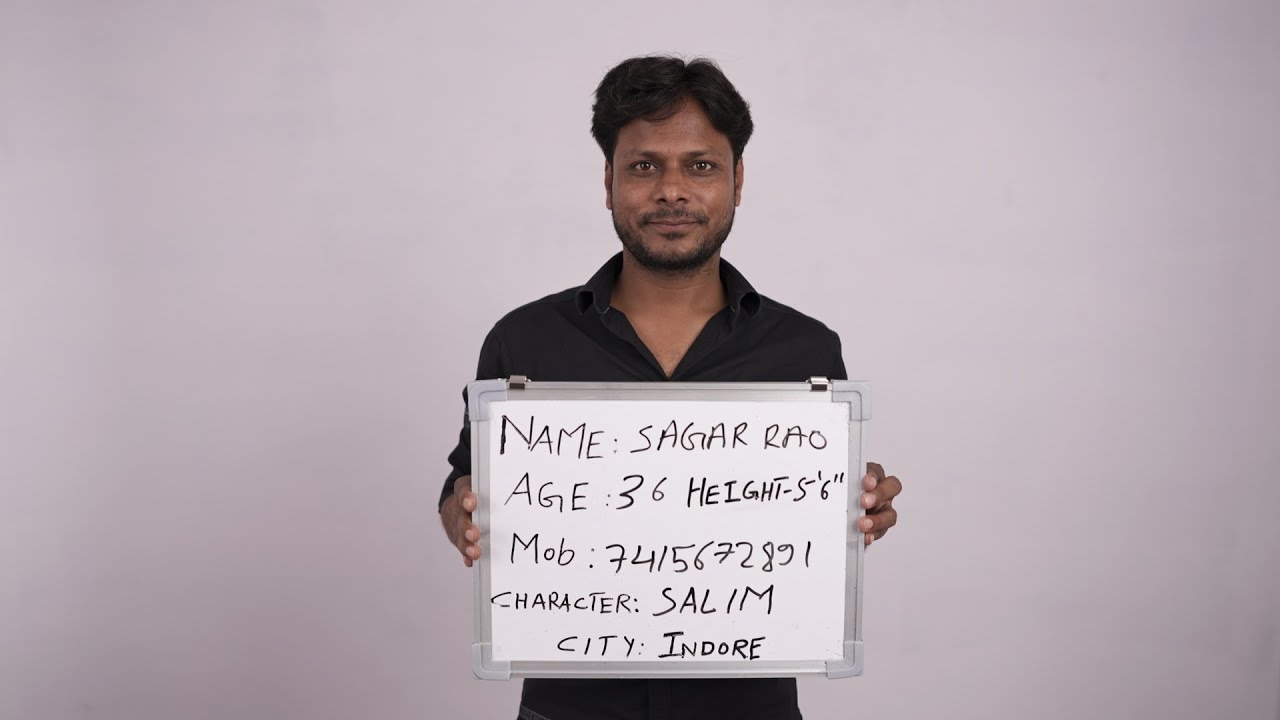 Sagar Rao as Salim & Prakash | Audition For Film Parikarma by Goutam ...