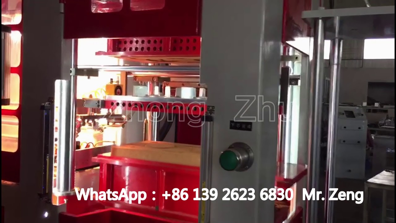 Foundry red sand casting equipment, machine substitution - YouTube
