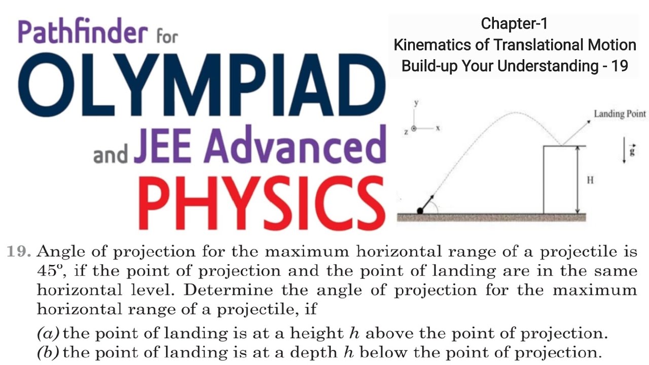 BYU-19 | Kinematics l Pathfinder l Solution | Physics l Olympiad | JEE ...