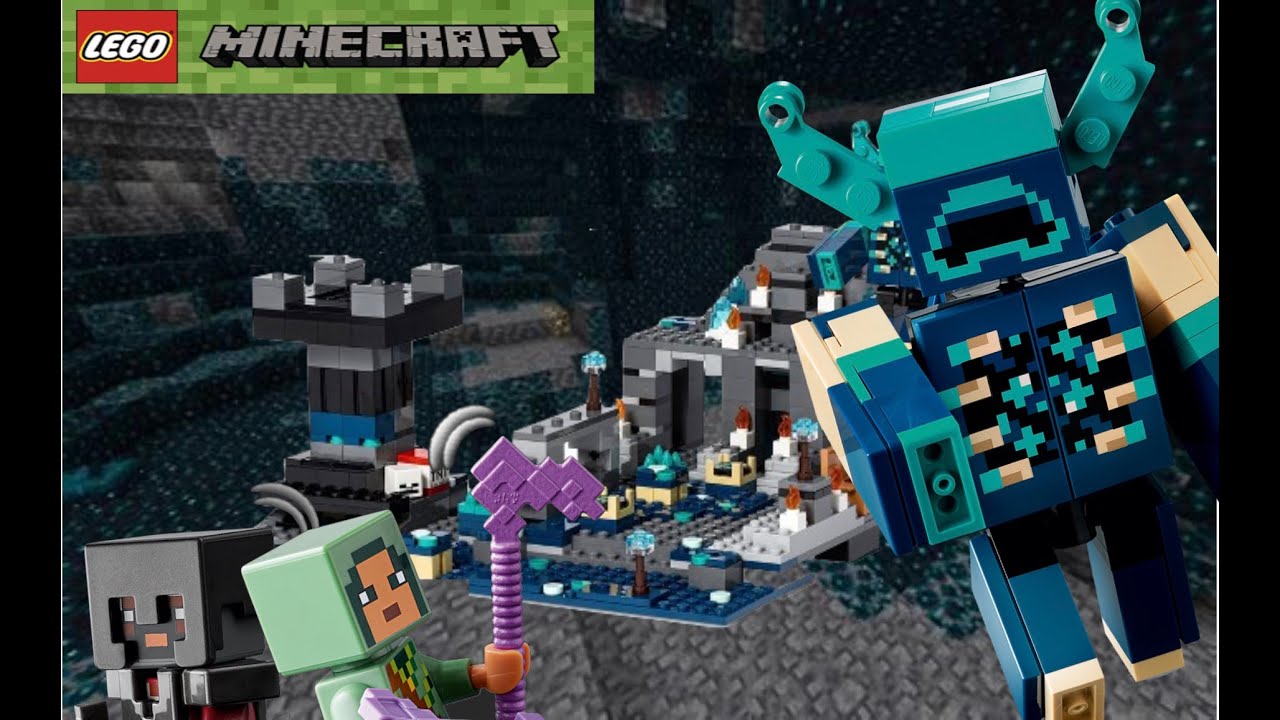 LEGO Minecraft 21246 The Deep Dark Battle Review! - YouTube