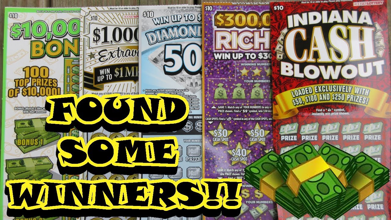 WINS!! NICE MIX OF INDIANA'S FINEST $10 SCRATCH OFF LOTTERY TICKETS ...