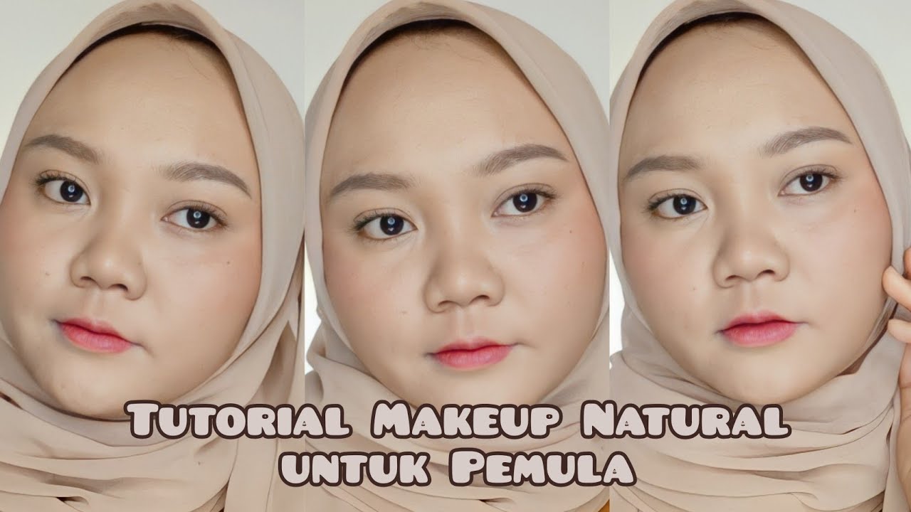 TUTORIAL MAKEUP NATURAL UNTUK PEMULA TANPA SOFTLES & BULUMATA - YouTube