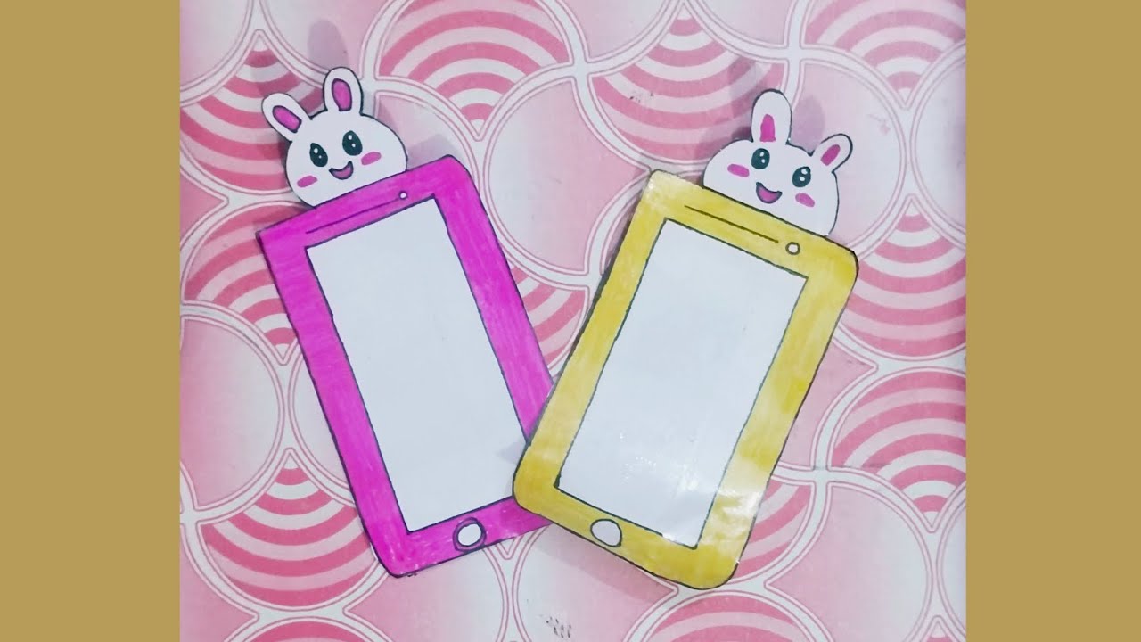 How to make cute paper phone ||Diy paper phone|| cute phone - YouTube