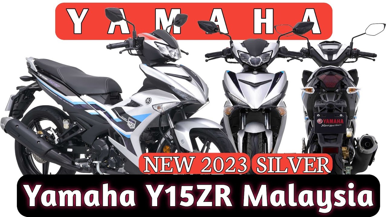 2023 New Yamaha Y15ZR Silver Malaysia - YouTube