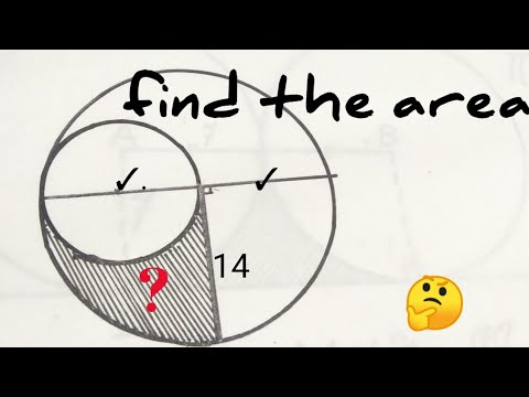 Find the area of fractions circle || important geometry skills ...