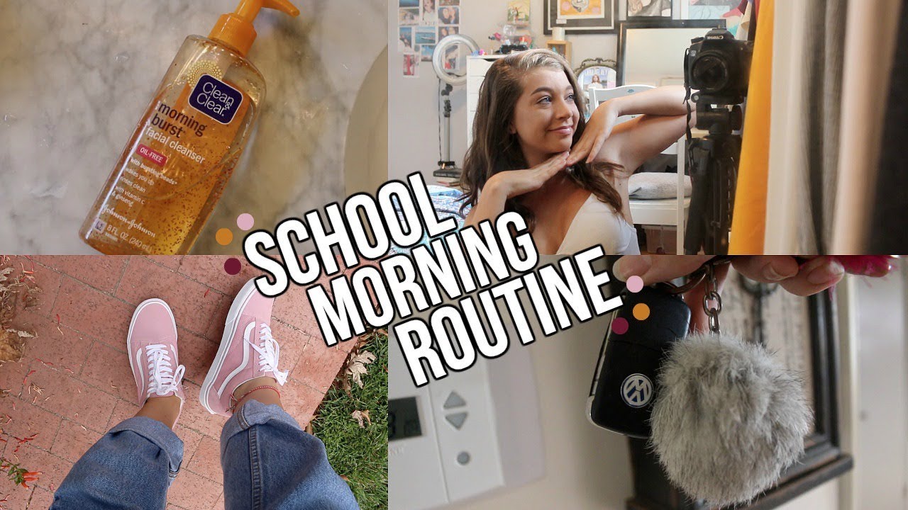 SCHOOL MORNING ROUTINE 2017-2018! - YouTube