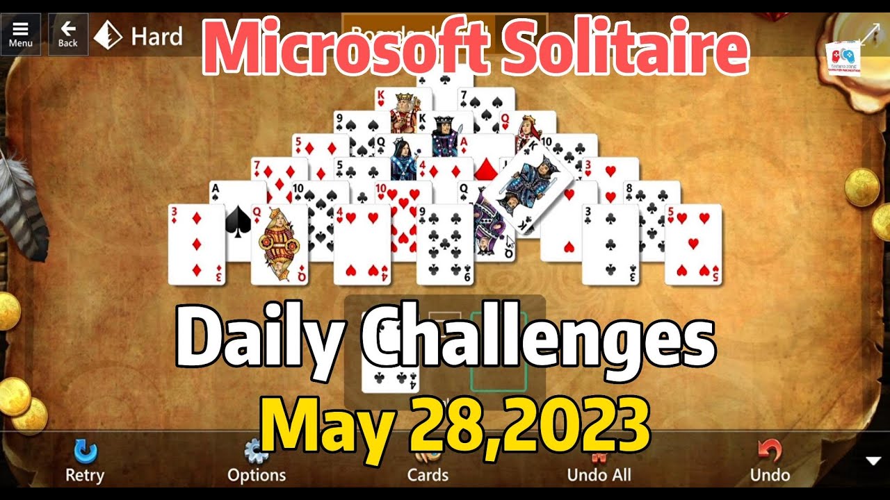Microsoft Solitaire Daily Challenges: May 28, 2023 - Conquer the Cards ...