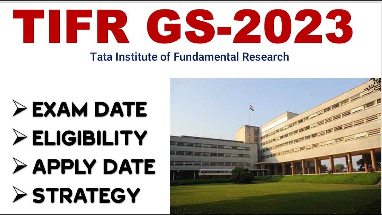 TIFR GS 2023 Notification | PhD & I-PhD Admission Notification ...