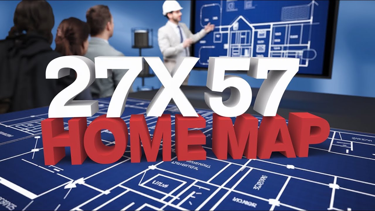 27x57 घर का नक्शा ! House Map Design 27'x57' with Full Detailed Drawing ...