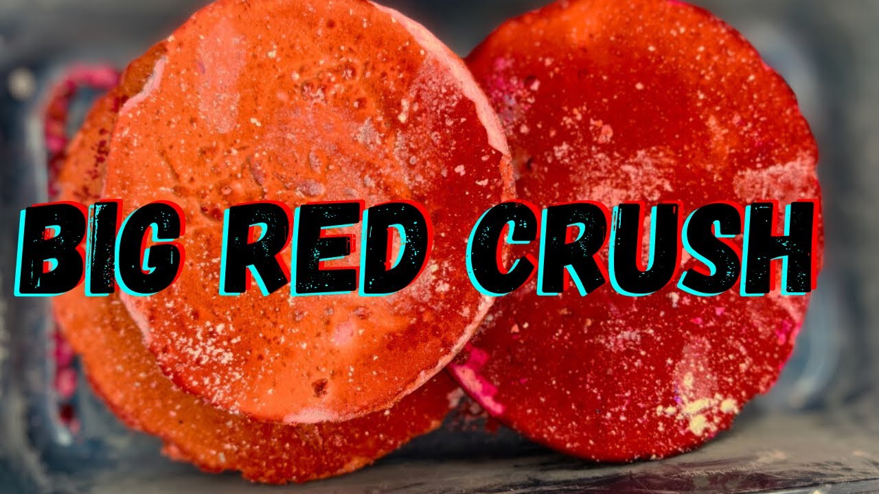 ASMR Big Red Circles Crush | Relaxing ASMR Sounds | Stress Relief ...