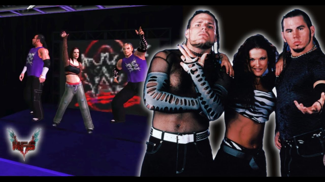 The Hardy Boyz & Lita (Team Xtreme) Custom Chunks & Hacked Entrances Animation | WWE SVR Series ...