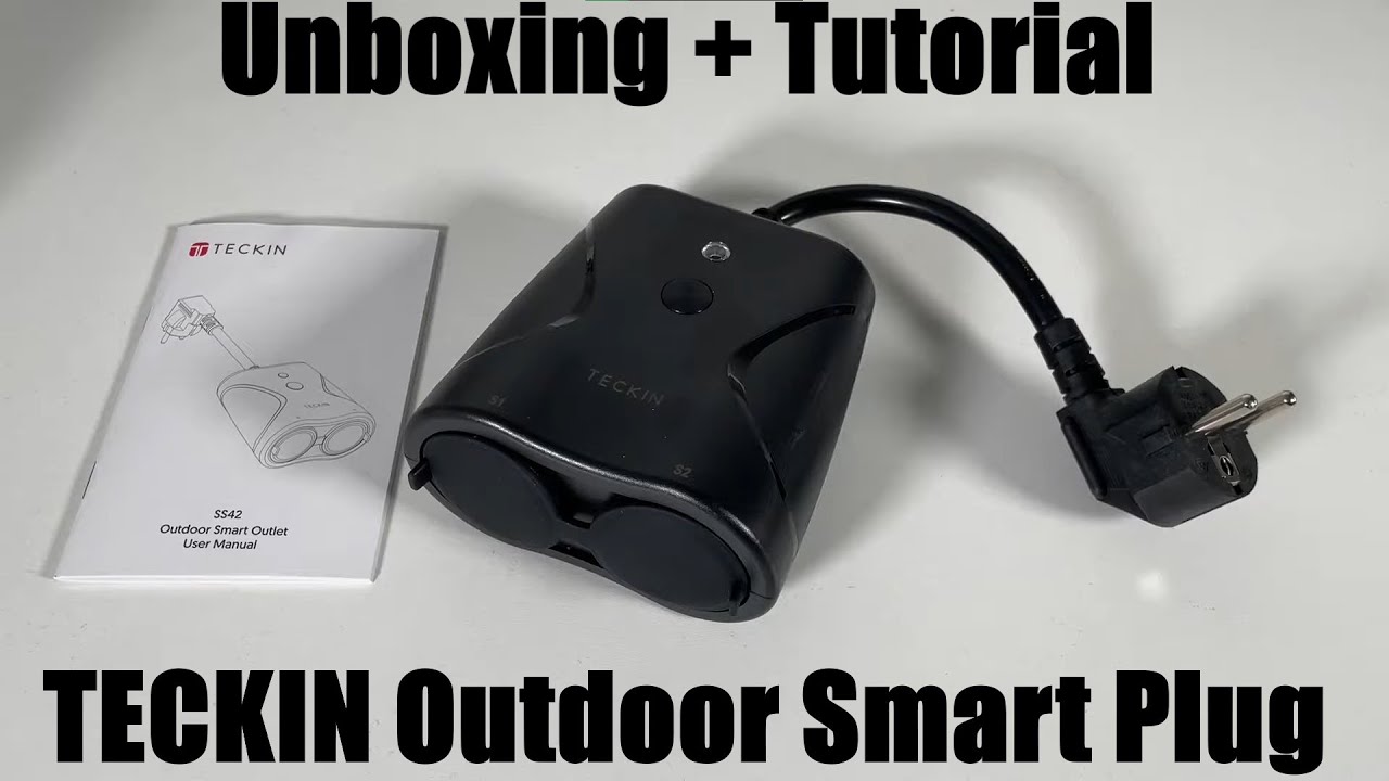 Outdoor Smart Plug - TECKIN Outdoor WiFi Socket with 2 smart Sockets ...