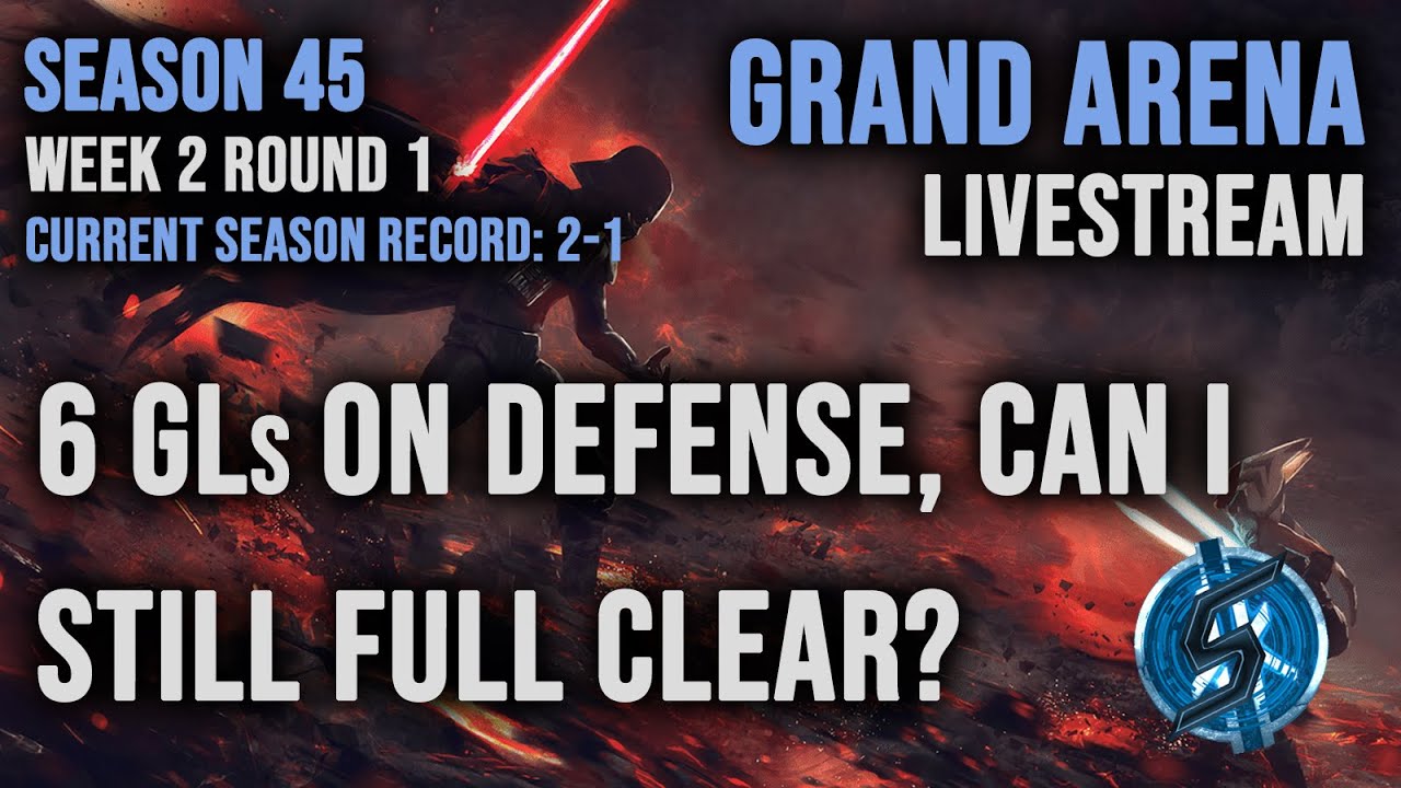 I set 6 GLs on defense. Can I full clear? | Top 50 GAC gameplay - 3v3 ...