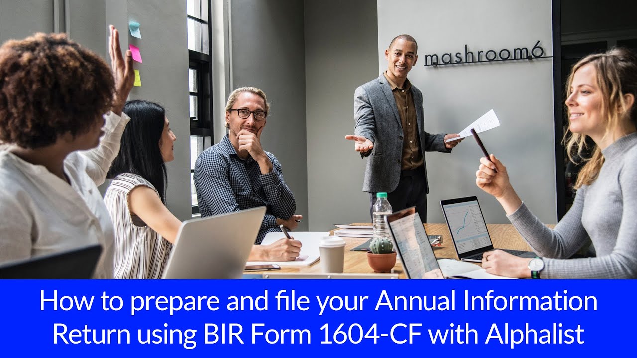 How to prepare and file your Annual Information Return using BIR Form ...
