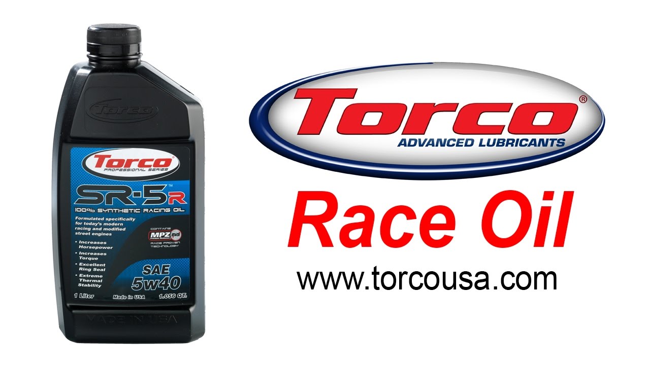 SR-5R Engine Oil - Torco - YouTube