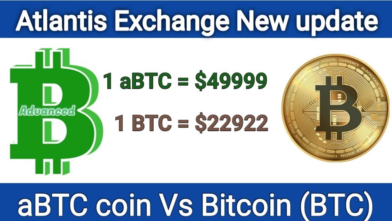 Atlantis Exchange New update aBTC Coin Vs Bitcoin ।। Tegro Coin Airdrop ...