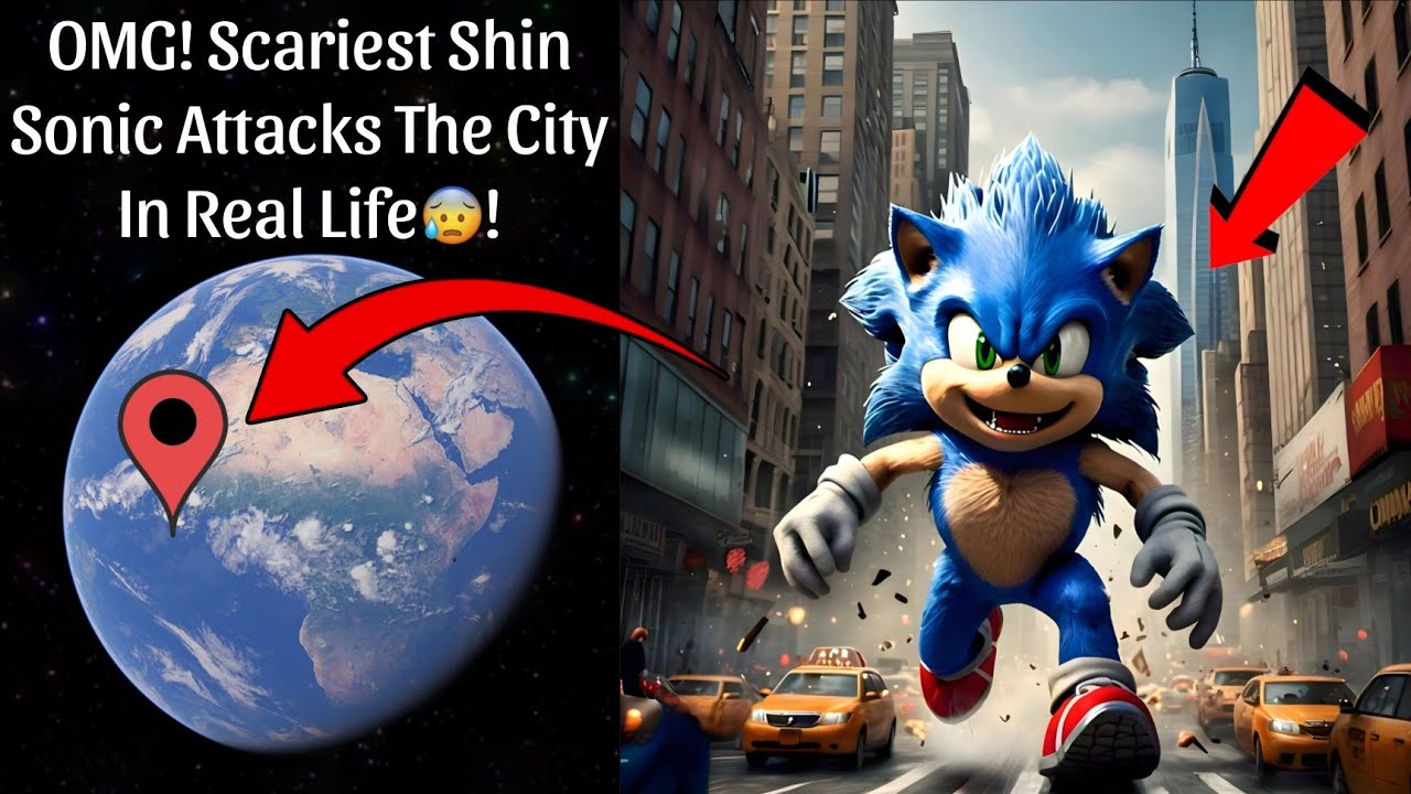 SHIN SONIC Attacks The CITY In Real Life! - YouTube