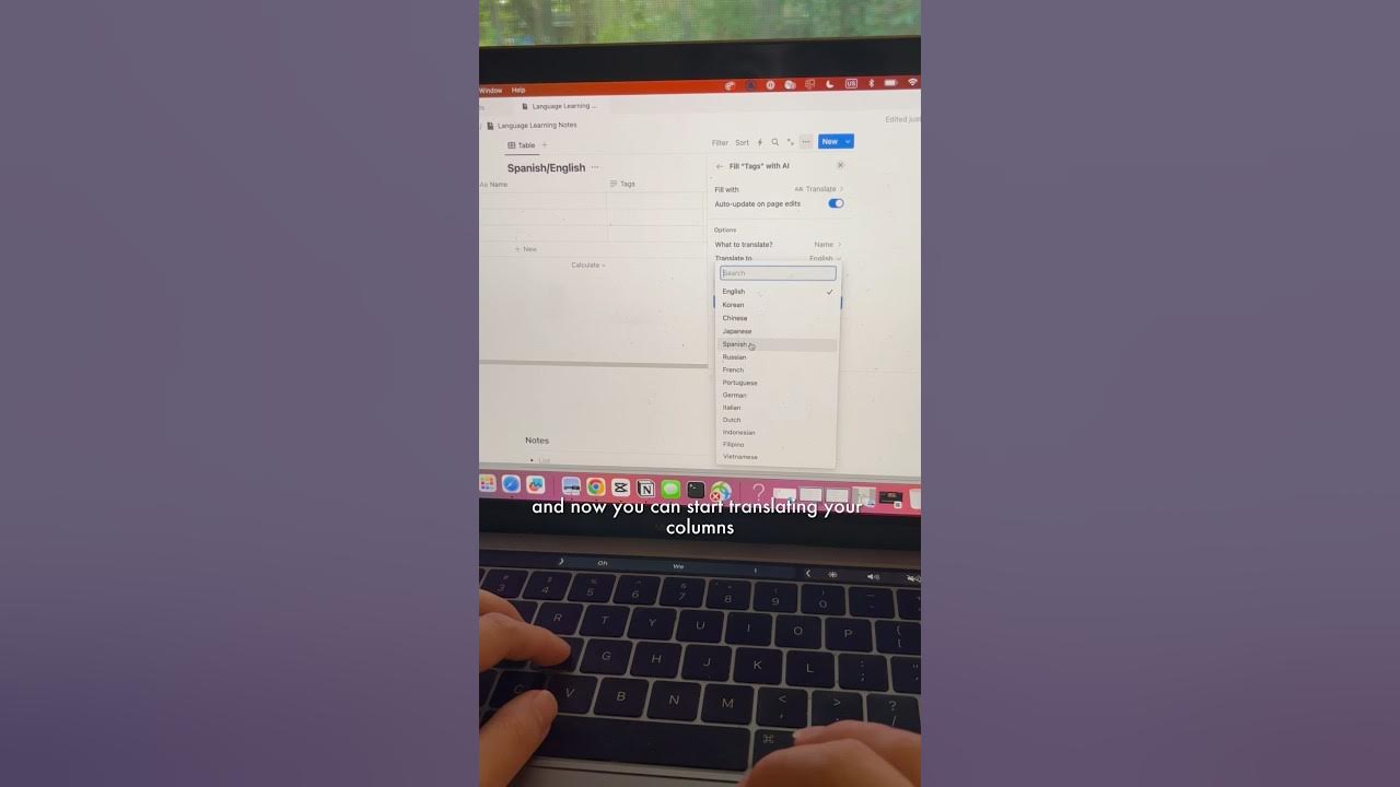 Study languages with Notion AI! #notion #notiontips #notionapp - YouTube