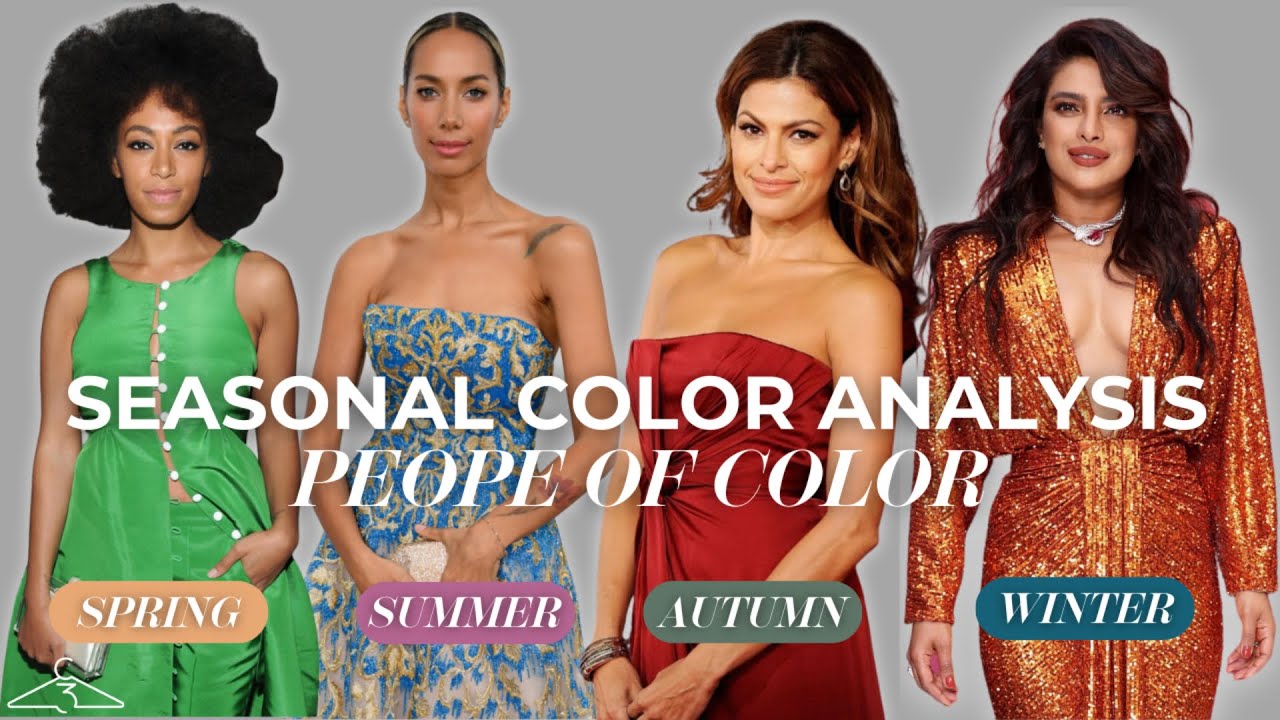 What's your Color Season? Seasonal Color Analysis for Darker Skin - YouTube