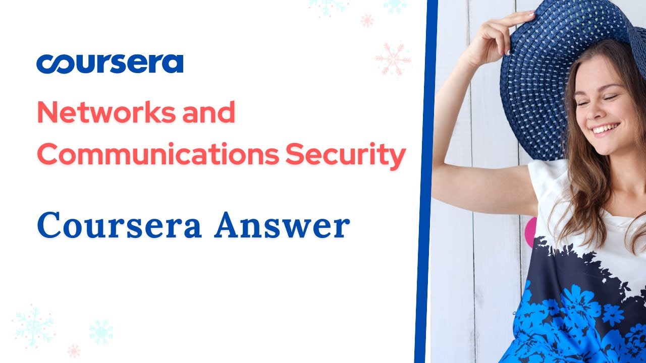 Networks And Communications Security Coursera Answer Youtube