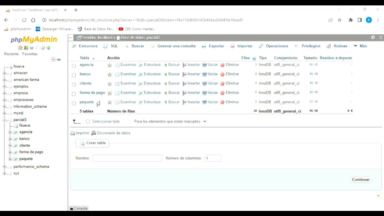 Base de datos. proyecto Agencia de viajes - YouTube
