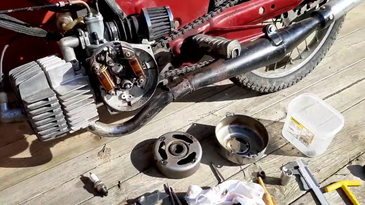 Tuning av Puchen - Tuning the Puch Maxi 70cc - YouTube