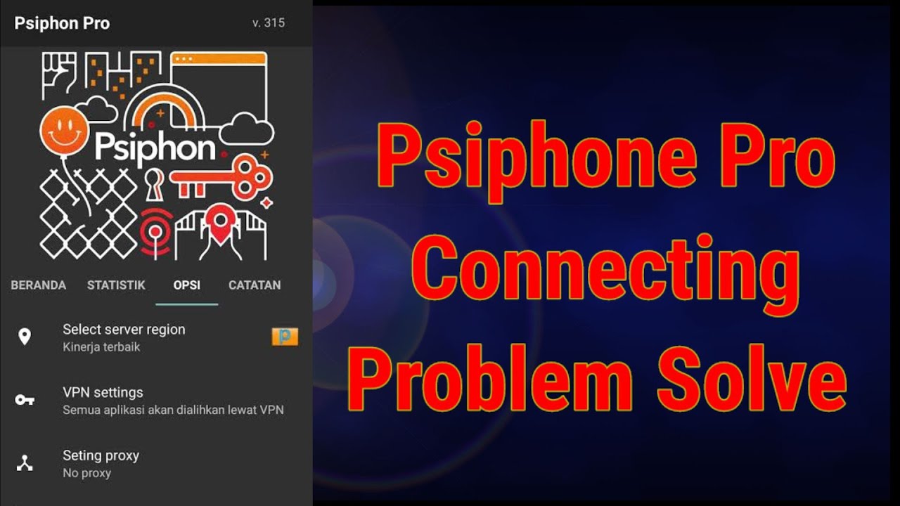 How To Fix Psiphon Pro Connection Problem Solve - YouTube
