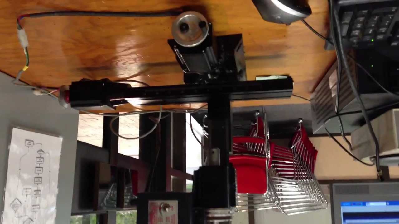 CNC mill running g-code to cut a circular pocket. - YouTube