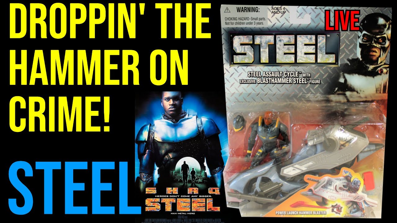 STEEL Action Figures from Kenner 1997 - LIVE Look at the Line - YouTube