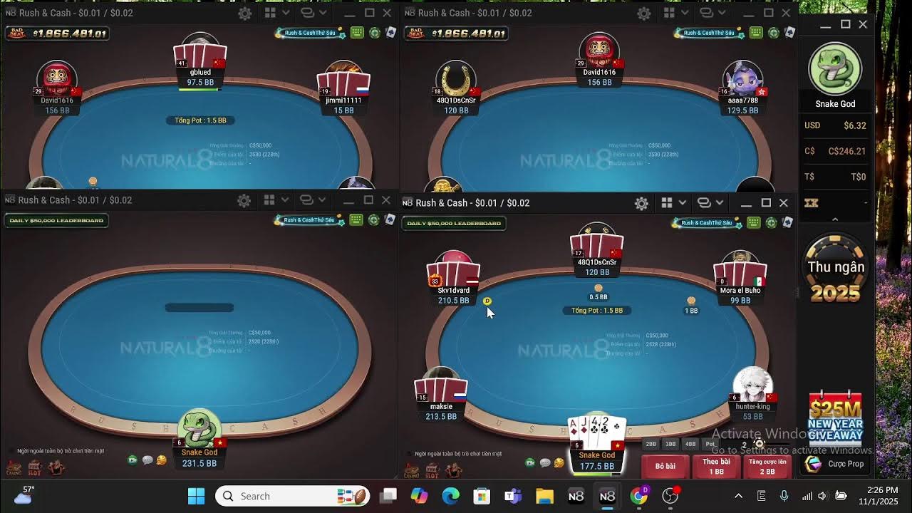 Snake Poker - YouTube