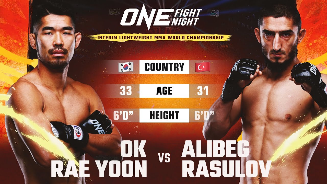Elbow City 💪 Ok Rae Yoon vs. Alibeg Rasulov | MMA Full Fight - YouTube