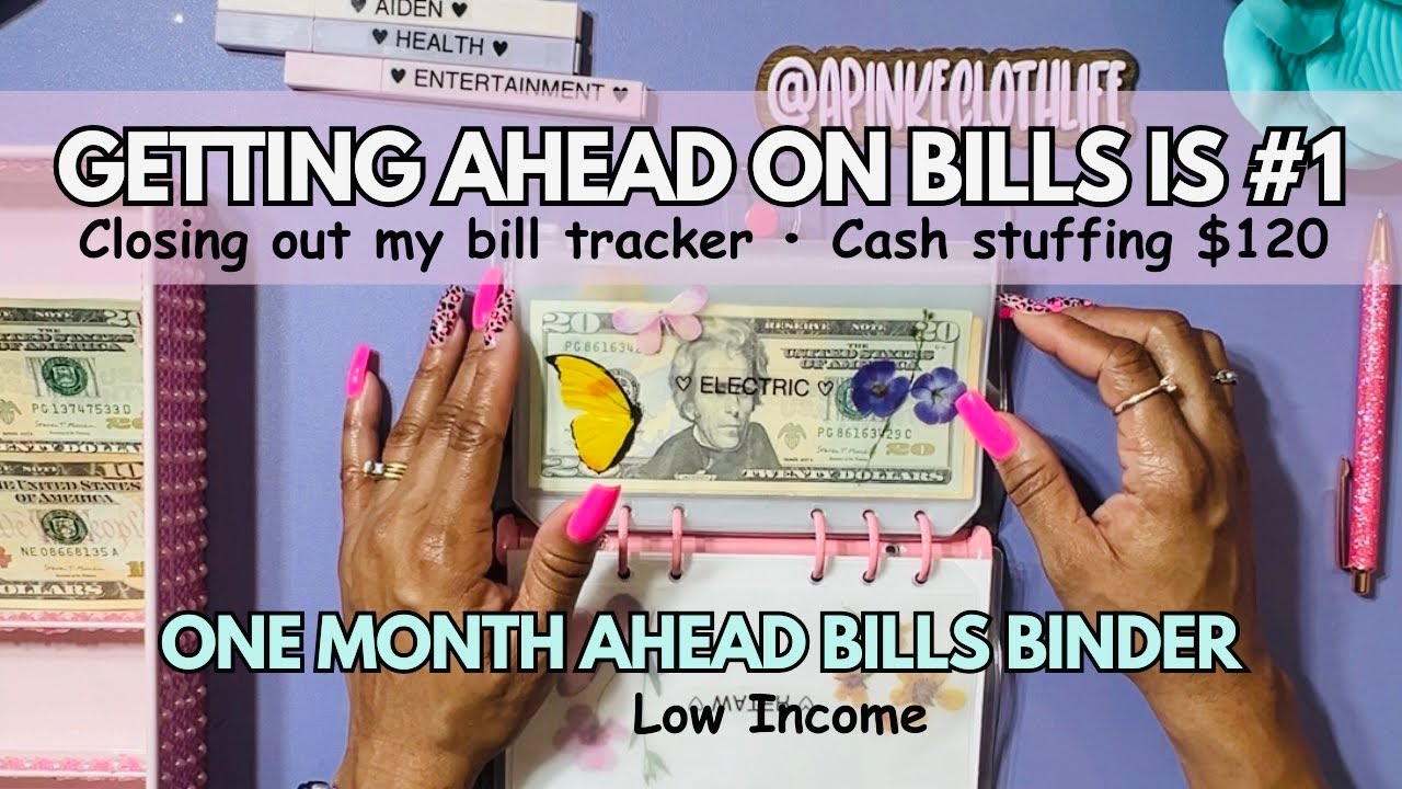 PRIORITIZE GETTING ONE MONTH AHEAD ON Your Bills | CASH STUFFING | MINI ...