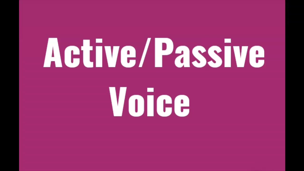 Class 9 Active Passiv Voice Imperative Sentences Part 1 Youtube