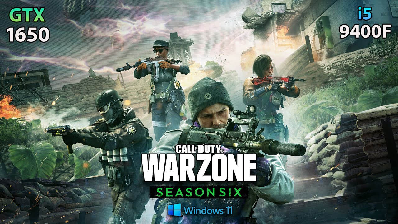 Call of Duty Warzone Test in Windows 11 (GTX 1650 + i5 9400F) - YouTube