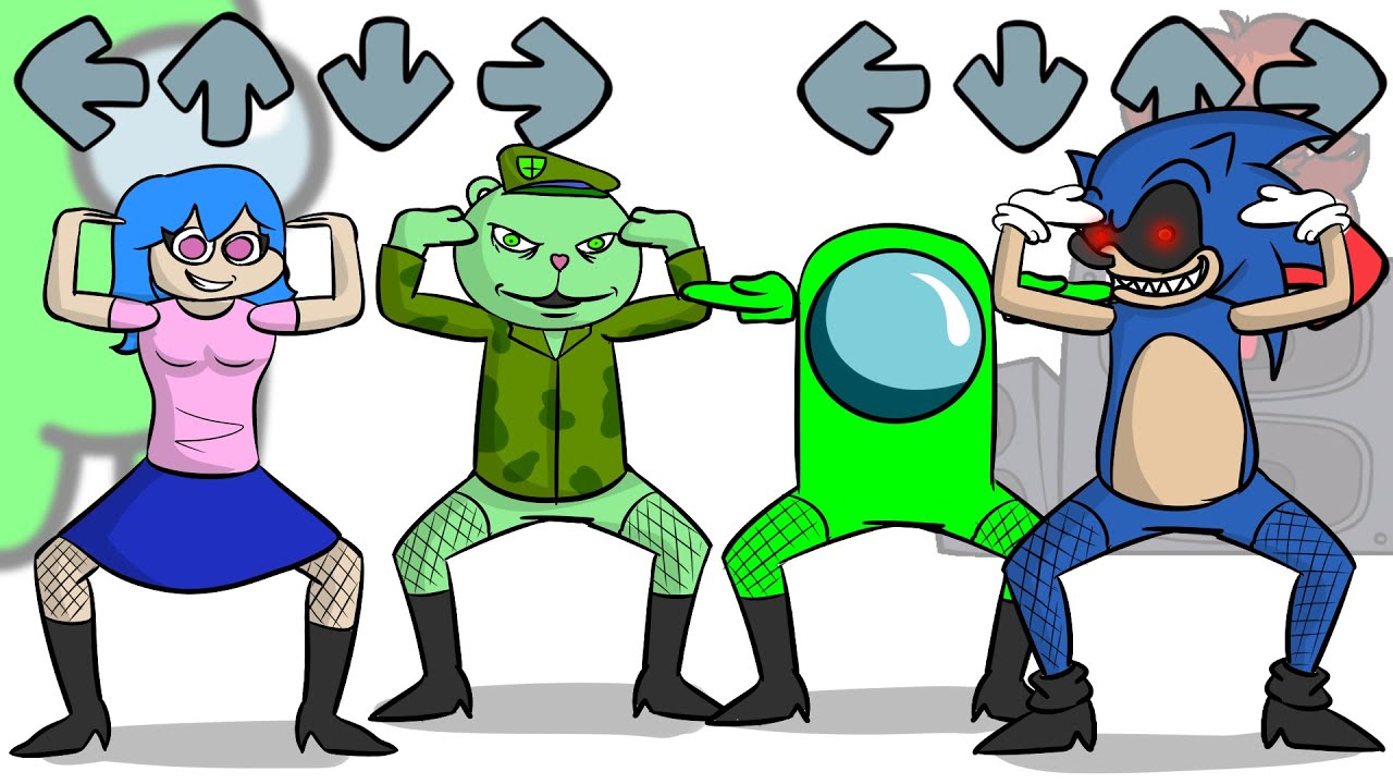 Dance Battle: Final 🔥 Mini Crewmate vs FNF Characters | Among Us vs ...