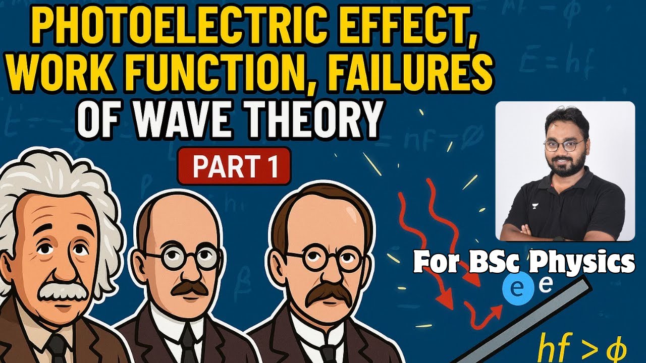 Photoelectric Effect Explained | Einstein’s Theory | BSc Physics ...