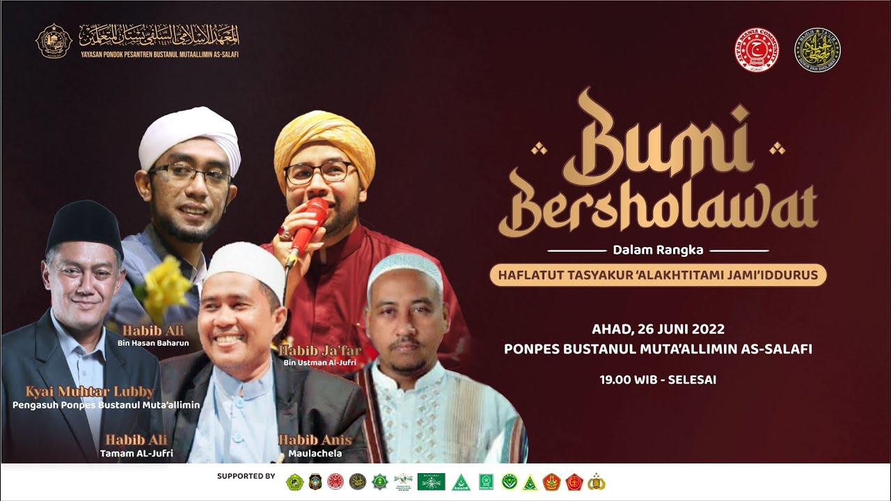 🔴 (LIVE) BUMI BERSHOLAWAT - PONPES BUSTANUL MUTA'ALLIMIN - YouTube