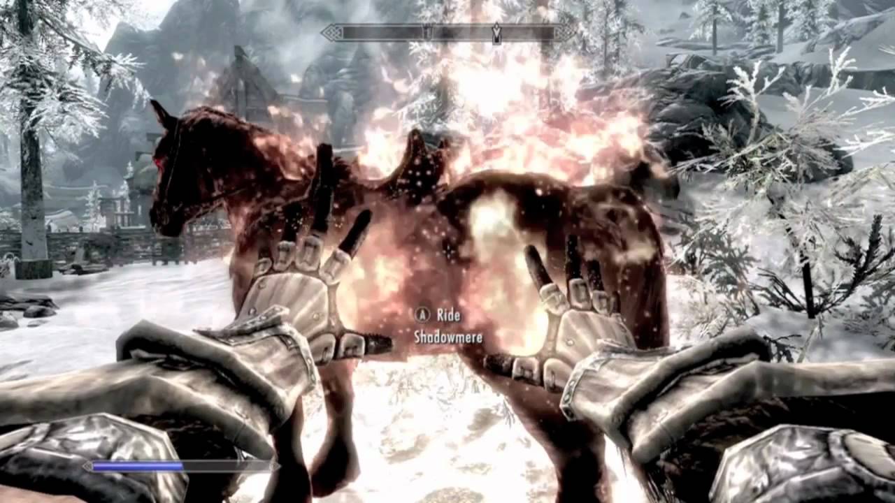 Tips and Tricks-Skyrim Destruction Spell Level 100 - YouTube