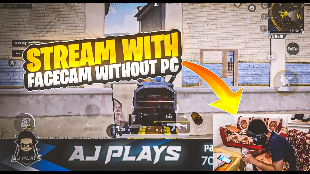 How To Live Stream BGMI With FaceCam On Mobile | Live Stream FaceCam ...