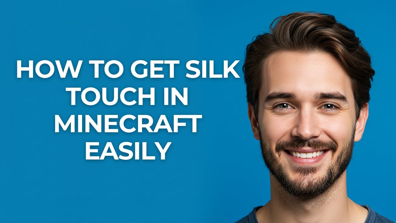 How To Get Silk Touch In Minecraft Easily - GUIDE! - YouTube