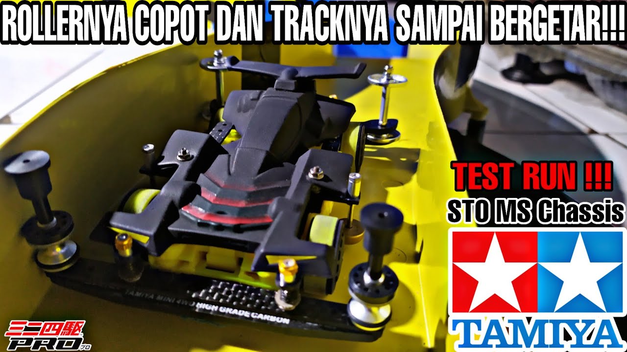 TEST RUN TAMIYA STO MS CHASSIS | HYPER DASH MOTOR PRO [TAMIYA MINI 4WD ...