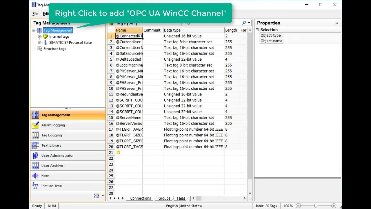 WinCC v7.4 Step By Step #5: Add OPCUA Driver 🗃️ #WinCCGURU - YouTube