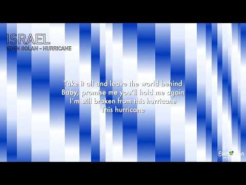 Eden Golan - Hurricane (Israel) [Karaoke Version] Eurovision 2024