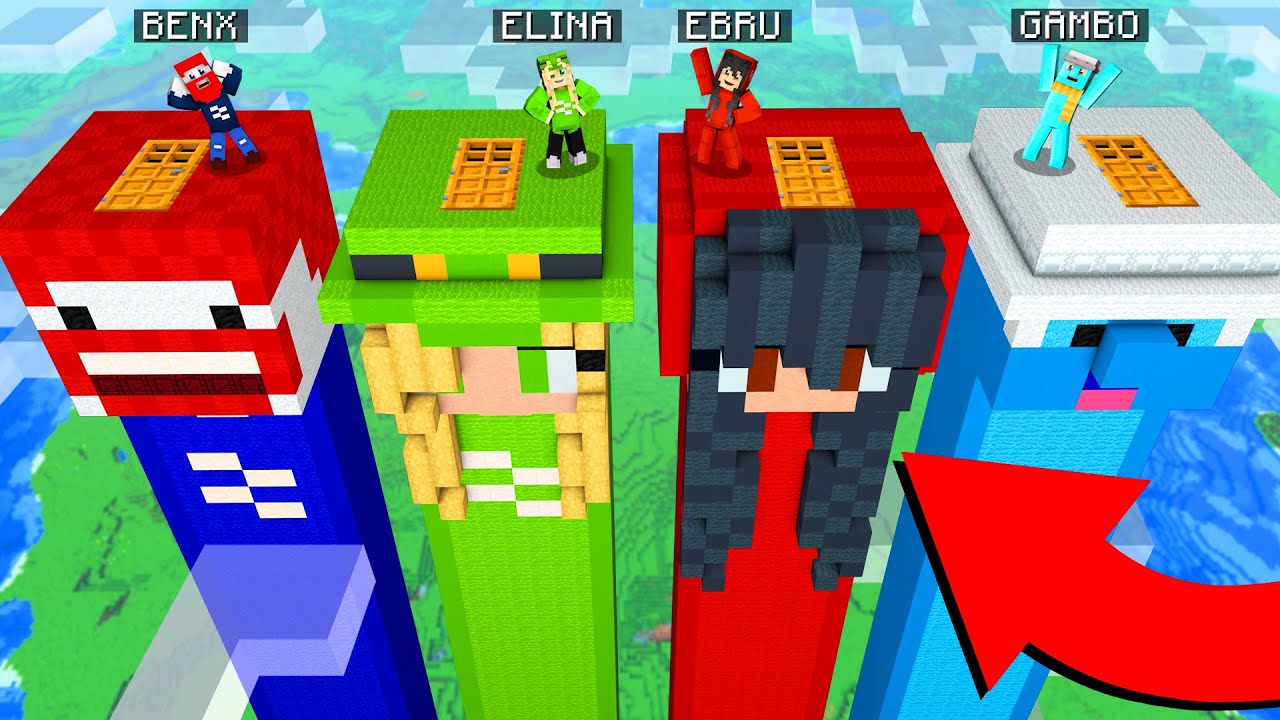 BENX TURM gegen ELINA TURM gegen EBRU TURM gegen GAMBO TURM in ...