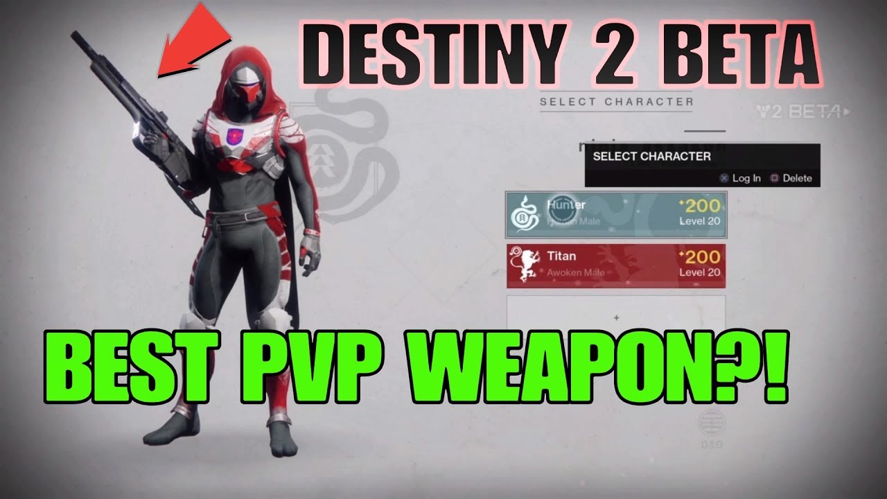 Destiny 2 Beta BEST PVP WEAPON?!? - YouTube