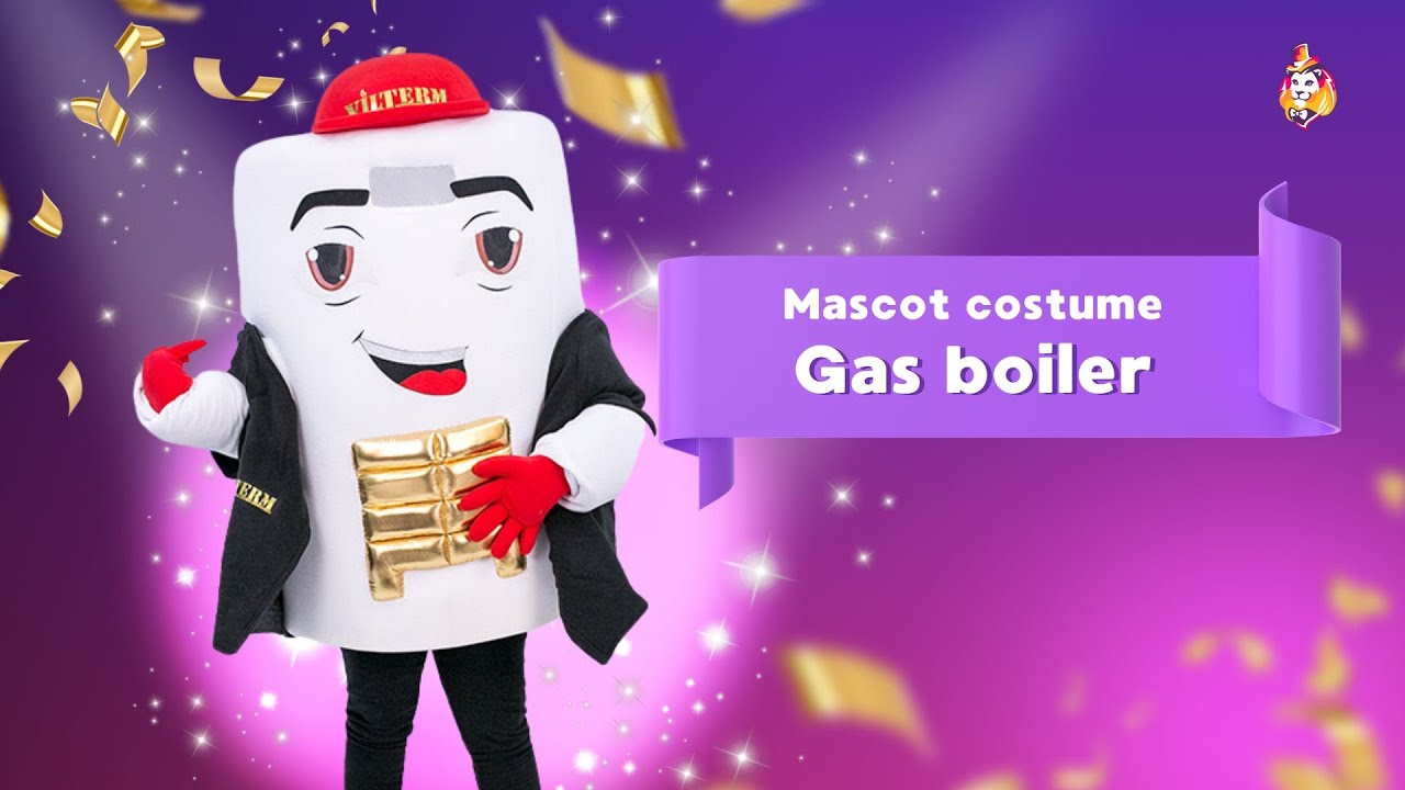 Gas boiler Mascot Costume - YouTube