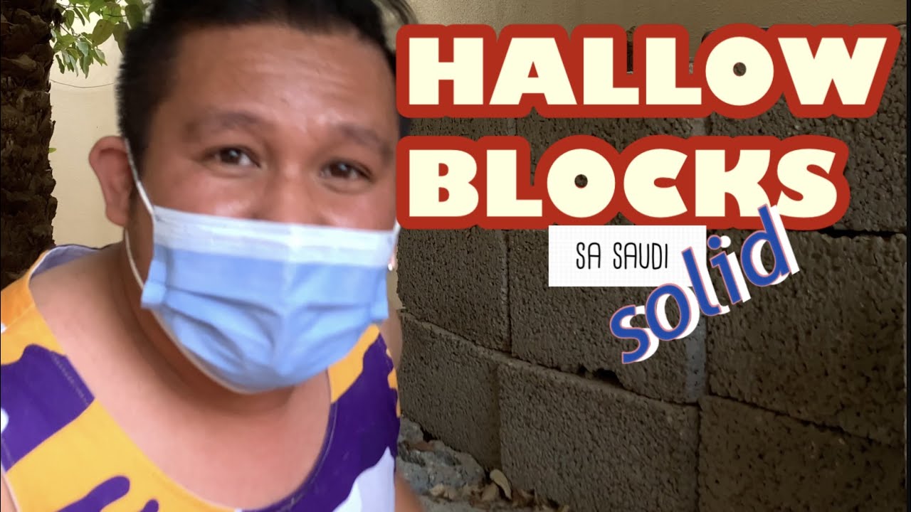 HALLOW BLOCKS| in Saudi | solid - YouTube