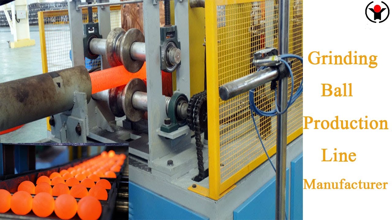 Grinding ball hot rolling mill making machine #manufacturer - YouTube