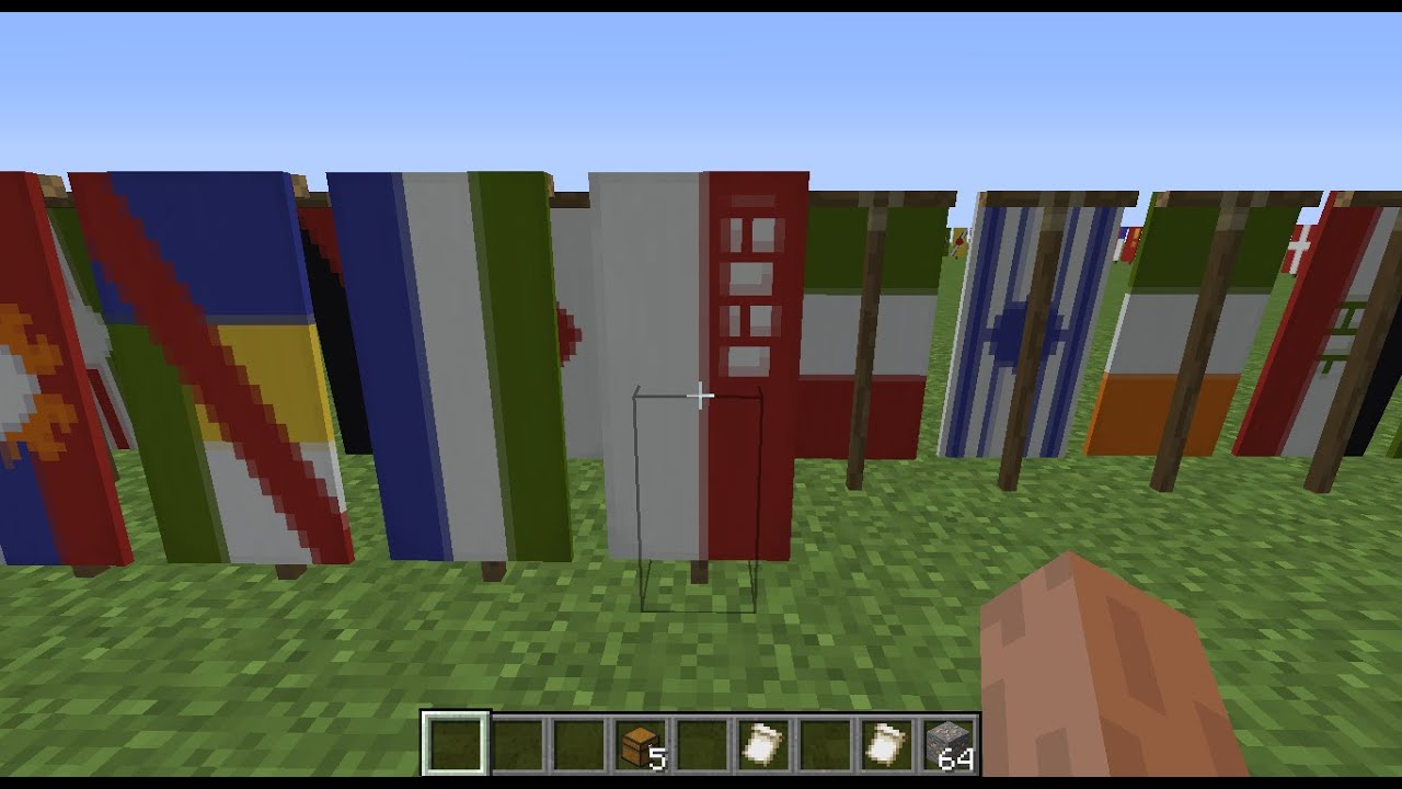 Minecraft Flag Banner Tutorial: Singapore - SRPFC - YouTube